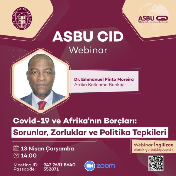 ASBU CID Webinar Serisi 21-22 Bahar-3: Dr. Emmanuel Pinto Moreira ... ASBU CID Webinar Serisi 21-22 Bahar-3: Dr. Emmanuel Pinto Moreira ...
